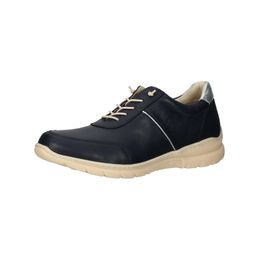 Hush Puppies Damen Sneaker "Hush Puppies Sneaker Leder", Gr. 38, blau, Leder, Schuhe