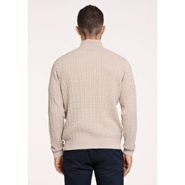 LINDBERGH Herren Troyer "LINDBERGH Troyer", wei&szlig;, Gr. XXL, Obermaterial: 100% Baumwolle, Pullover