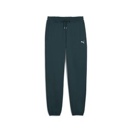 Puma Damen Sporthose "Wardrobe Essentials Relaxed Jogginghose Herren", gr&uuml;n, Gr. XS, unifarben, Obermaterial: 100% Baumwolle; Seitentasche &ndash; Oben: