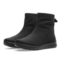 Ara Damen Winterstiefelette "TORONTO", Gr. 6, schwarz, Textil, Schuhe, Snowboots, Winterstiefel mit Gore-Tex und Weite H (sehr weit)