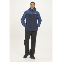 WEATHER REPORT Herren Outdoorjacke "DELTON W-PRO15000", blau, Gr. S, bedruckt, mehrfarbig, 94% Polyester, 6% Elasthan, Jacken, ist atmungsaktiv,