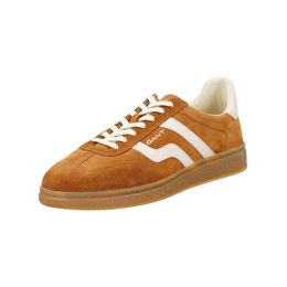 Gant Herren Sneaker "Gant Sneaker Veloursleder", Gr. 46, gelb, Veloursleder, Schuhe