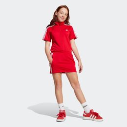 Mädchen Shirtkleid "FIREBIRD DRESS", rot, Gr. 158, adidas originals, Obermaterial: 100% Polyester, Kleider