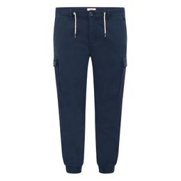 Blend Herren Cargohose "Cargohose BHSellini Big & Tall", blau, Gr. 5XL, Obermaterial: 98% Baumwolle CO. 2% Elasthan EL., Hosen