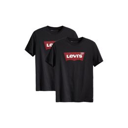 Levi's LEVI'S Herren T-Shirt "T-Shirt Graphic Set-In Neck 2er Pack"schwarz, Gr. XL, Obermaterial: 100% Baumwolle CO., Shirts