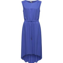 Ragwear Damen Sommerkleid "Sirocco", blau, Gr. XXL, Material: 100% Viskose, Kleider, stylisches Shirtkleid mit Taillenband