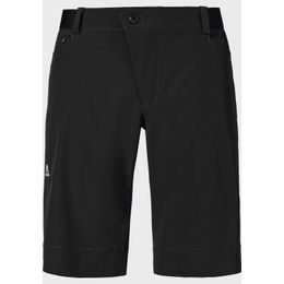 Schöffel SCHÖFFEL Damen Shorts "Bike Shorts Style Keitele MNS", schwarz, Gr. 56, Oberstoff: 88% Polyester, 12% Elasthan, Hosen