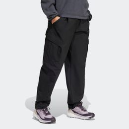 adidas terrex Damen Outdoorhose "W CARGO PANTS", schwarz, Gr. L, Obermaterial: 93% Polyamid, 7% Elasthan, Hosen
