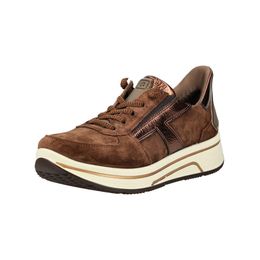 Ara Damen Sneaker "Ara Sneaker Leder", Gr. 39, braun, Leder, Schuhe