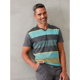 wäschepur WÄSCHEPUR Herren Shorty, Gr. 44, grau, 100% Baumwolle, Homewear-Sets