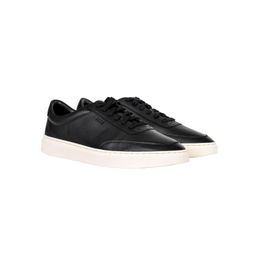 BOSS Herren Sneaker "Sneaker Kieran Tenn buox", Gr. 43schwarz, Obermaterial: 100% Rindsleder Leather cow. Futter: 85% Polyester PES. 15% Polyurethan
