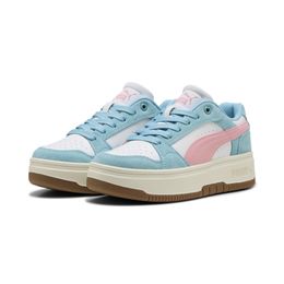 Puma Damen Sneaker "Rebound Femme Low Sneakers Damen", Gr. 38, weiß, Obermaterial: Synthetik, Kuhleder, Textil; Futter: Textil; Laufsohle: Gummi,