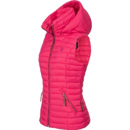 Navahoo Damen Steppweste "Shadaa", rosa, Gr. XS, Oberstoff: 100% Nylon; Futter: 100% Polyester; Wattierung: 100% Polyester, Westen, stylische