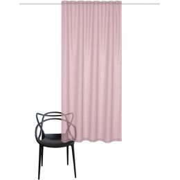 Gardine Home Wohnideen, B:140cm H:175cm, rosa, Voile, Polyester, Gardinen, "DOLLY", transparent