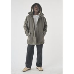 Cleptomanicx Herren Parka "Winter Jacket Larum Original", gr&uuml;n, Gr. L, unifarben, 75% Baumwolle, 25% Polyamid, Jacken, mit lockerem Schnitt