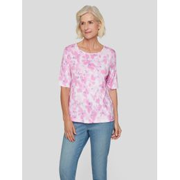 Rabe Damen Print-Shirt "T-Shirt", rosa, Gr. 38, 96%Viskose, 4%Elastan, Shirts