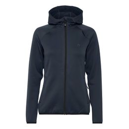 North Bend Damen Fleecejacke "Fleecejacke NBBerta", blau, Gr. 42, Obermaterial: 95% Polyester PES. 5% Elasthan EL., Jacken