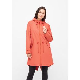 Derbe Damen Regenmantel "Ripby", rot, Gr. 34, Obermaterial: 100% Polyester; Futter: 100% Polyester, Mäntel, Moderne Funktionsmaterialien,
