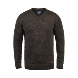 Blend Herren Strickfleece-Pullover "Strickpullover BHDansel", orange, Gr. XXXL, Obermaterial: 50% Baumwolle CO. 50% Polyacryl PAN., Pullover