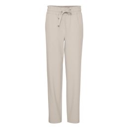 oxmo Damen Stoffhose "Stoffhose OXDania", beige, Gr. 42, Obermaterial: 64% Polyester PES. 32% Viskose CV. 4% Elasthan EL., Hosen