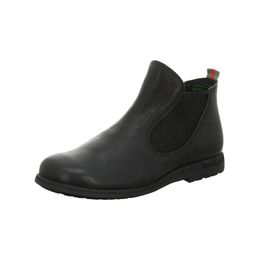 Think! THINK Damen Stiefelette "Think Stiefelette Leder/Textil", Gr. 38, schwarz, Leder, Textil, Schuhe