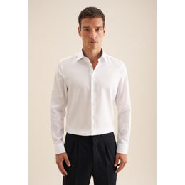 Seidensticker Herren Businesshemd "X-Slim", wei&szlig;, Gr. 42, Strukturmuster, 100% Baumwolle, Hemden, X-Slim 1/1 Kentkragen Struktur