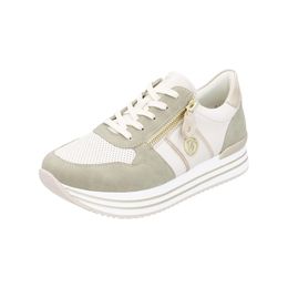 Remonte Damen Sneaker "Remonte Sneaker Lederimitat", Gr. 39, wei&szlig;, Lederimitat, Schuhe