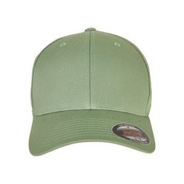 Flexfit Flex Cap "Flexfit Unisex Flexfit Combed"schwarzleafgr&uuml;n, Gr. XS, unifarben, 63% Polyester, 34% Baumwolle, 3% Elasthan, Caps