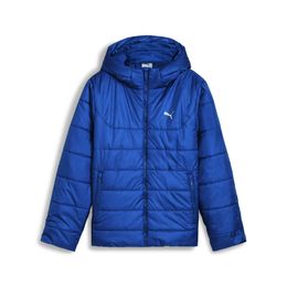 Puma Kinder Winterjacke "Essentials Wattierte Kapuzenjacke Jugendliche", blau, Gr. 116, Obermaterial: 100% Polyester; Futter: 100% Polyester;