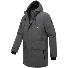 STONE HARBOUR Herren Wintermantel "Kitraan XX"grau, Gr. XXXL, Obermaterial: 100% Polyester. Innenfutter: 100% Polyester. Wattierung: 100% Polyester.