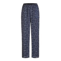 GOLDNER Damen Schlupfhose "Kurzgr&ouml;&szlig;e Luftige Hose VERA mit Tupfenmuster", blau, Gr. 21, Obermaterial: 100% Polyester COOLMAX PES(Coolmax)., Hosen