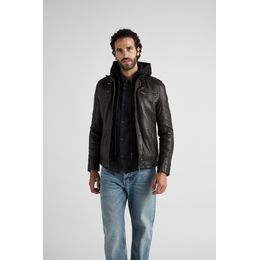 JCC Herren Lederjacke "40750", braun, Gr. 48, Obermaterial: 100% Lammnappa; Futter: 100% Baumwolle; Ärmelfutter: 100% Polyester, Jacken