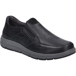 Josef Seibel Herren Slipper "Giuseppe 09, schwarz", Gr. 46, schwarz, Obermaterial: 100% Rindsleder Leather cow., Schuhe