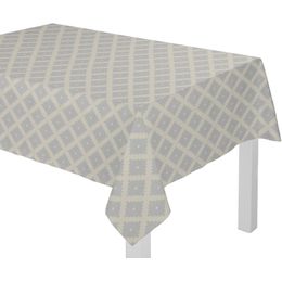 Tischdecke Adam, B:130cm L:190cm, grau, Bio-Baumwolle, Tischdecken, "Maroccan Shiraz Light", aus 100% Bio-Baumwolle