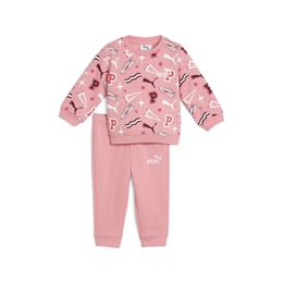 Puma Jungen Jogginganzug "Minicats Jogginganzug Kinder", rosa, Gr. 92, Obermaterial: 32% Polyester, 68% Baumwolle; Rippe: 97% Baumwolle, 3% Elasthan,