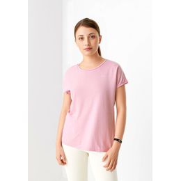 Only Play Damen Funktionsshirt "ONPAUBREE SS LOOSE TRAIN TEE CURVY NOOS", rosa, Gr. 48, unifarben, Jersey, Obermaterial: 88% Polyester, 12% Elasthan,