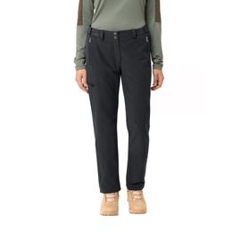Vaude Damen Outdoorhose "WOMEN'S SKOMER WINTER PANTS II", schwarz, Gr. 34, Obermaterial: 91% Polyester, 9% Elasthan. Futter: 100% Polyester, Hosen