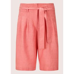 Madeleine Mode MADELEINE Damen Bermudas "Bermuda Highwaist-Bermudas aus Leinen"apricot, Gr. 19, Obermaterial: 100% Leinen LI., Hosen