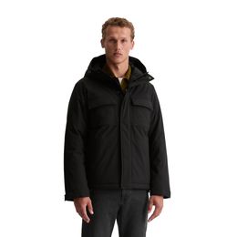 Marc O'Polo MARC O'POLO Herren Outdoorjacke "mit weicher Wattierung von Unifi REPREVE", schwarz, Gr. XS, unifarben, Obermaterial: 100% Polyester, Jacken