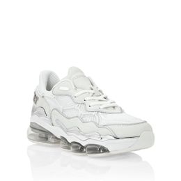Plein Sport Damen Sneaker "Thunder", Gr. 37, wei&szlig;, Schuhe