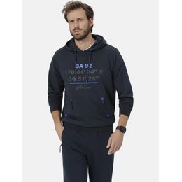 Babista Herren Kapuzensweatshirt "Sweatshirt FLOREZONTO", blau, Gr. 50, Obermaterial: 60% Baumwolle CO. 40% Polyester COOLMAX PES(Coolmax)., Shirts