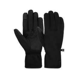 Reusch Damen Skihandschuhe "Mate TOUCH-TEC ", schwarz, Gr. 7,5, mehrfarbig, 98% Polyester, 2% Elasthan, Handschuhe, mit praktischer Touch-Funktion
