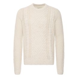 Blend Herren Strickfleece-Pullover "Strickpullover BHPullover", beige, Gr. XXL, Obermaterial: 80% Polyacryl PAN. 20% Baumwolle CO., Pullover