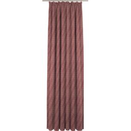 Vorhang Adam, B:145cm H:145cm, rot, Jacquard, Baumwolle (Bio-Baumwolle), Wohnzimmer, Gardinen, "Argentinian Criolla", aus 100% Bio-Baumwolle
