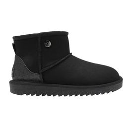 Kangaroos Damen Schlupfboots "K-UW BROOME", Gr. 38, schwarz, Textil, Schuhe, Winterschuhe, Winterboots, Snowboots, Schlupfstiefel