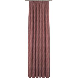Vorhang Adam, B:145cm H:245cm, rot, Jacquard, Baumwolle (Bio-Baumwolle), Wohnzimmer, Gardinen, "Argentinian Criolla", aus 100% Bio-Baumwolle