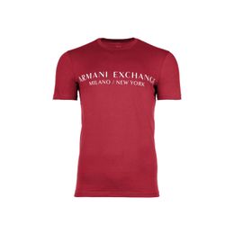 Armani Exchange Damen T-Shirt "T-Shirt 1er Pack", rot, Gr. L, Obermaterial: 100% Baumwolle CO., Shirts