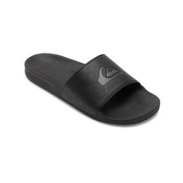 Quiksilver Herren Sandale "Rivi", Gr. 10, schwarz, Obermaterial: Synthetikmaterial / Au&szlig;ensohle: Gummi., Schuhe