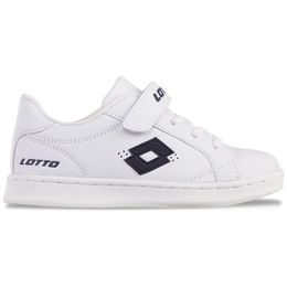 Lotto Kinder Sneaker, Gr. 26, blau, Synthetik, clean, Schuhe, - mit Elastik-Schn&uuml;rung & Klettverschluss
