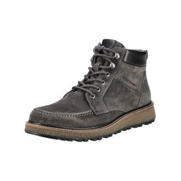 Pius Gabor Damen Schn&uuml;rstiefelette "Pius Gabor Stiefelette Veloursleder", Gr. 47, schwarz, Veloursleder, Schuhe